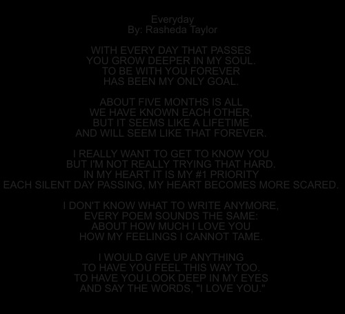 Love Poetry - Everyday - Poem 26666